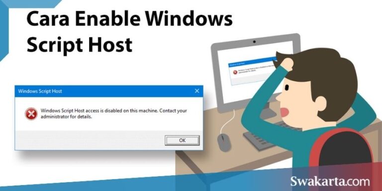 3 Cara Mengatasi Windows Script Host Access!